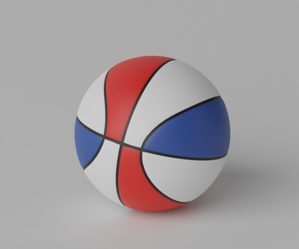 ArtStation - Tricolor Basketball Ball | Resources