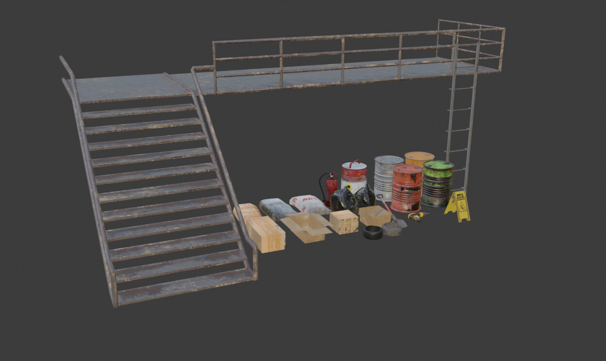 ArtStation - Industrial Asset Pack | Game Assets