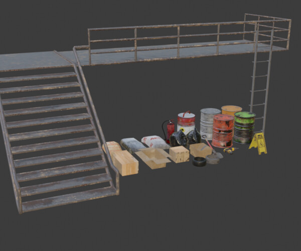 ArtStation - Industrial Asset Pack | Game Assets