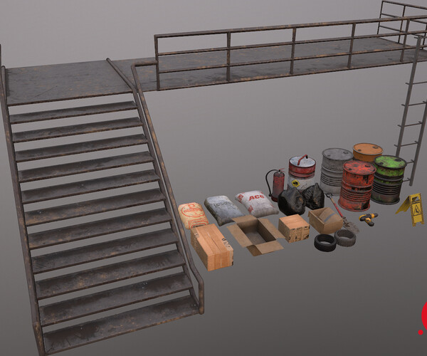 ArtStation - Industrial Asset Pack | Game Assets