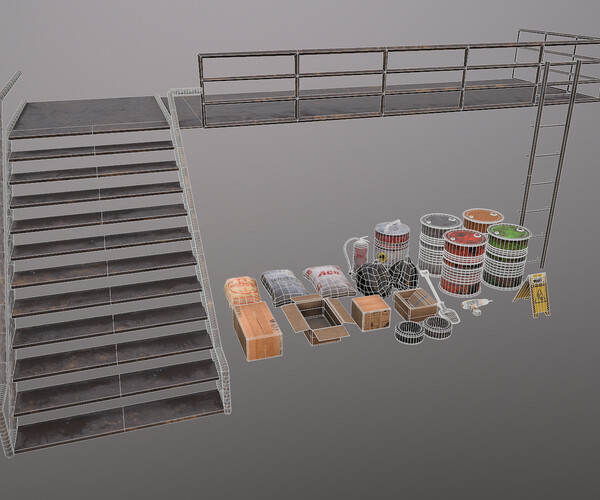 ArtStation - Industrial Asset Pack | Game Assets