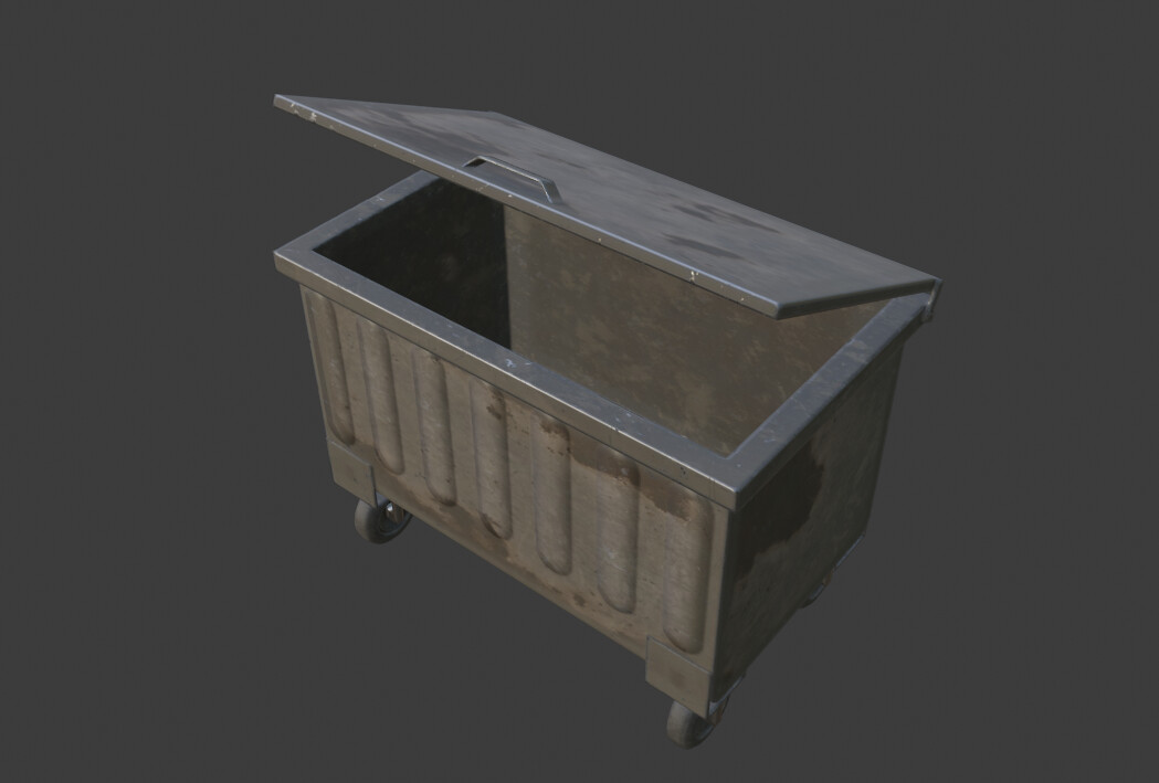 ArtStation - Garbage Container | Game Assets