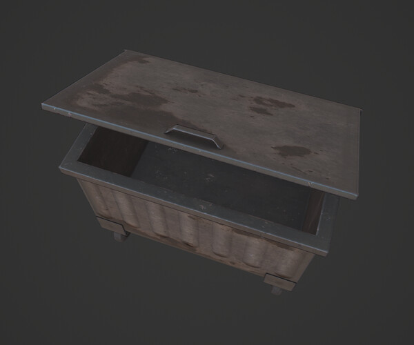 ArtStation - Garbage Container | Game Assets
