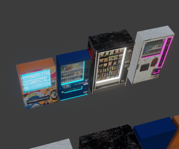 ArtStation - SciFi Vending Machine Pack | Game Assets
