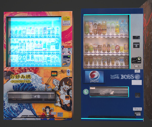 ArtStation - SciFi Vending Machine Pack | Game Assets