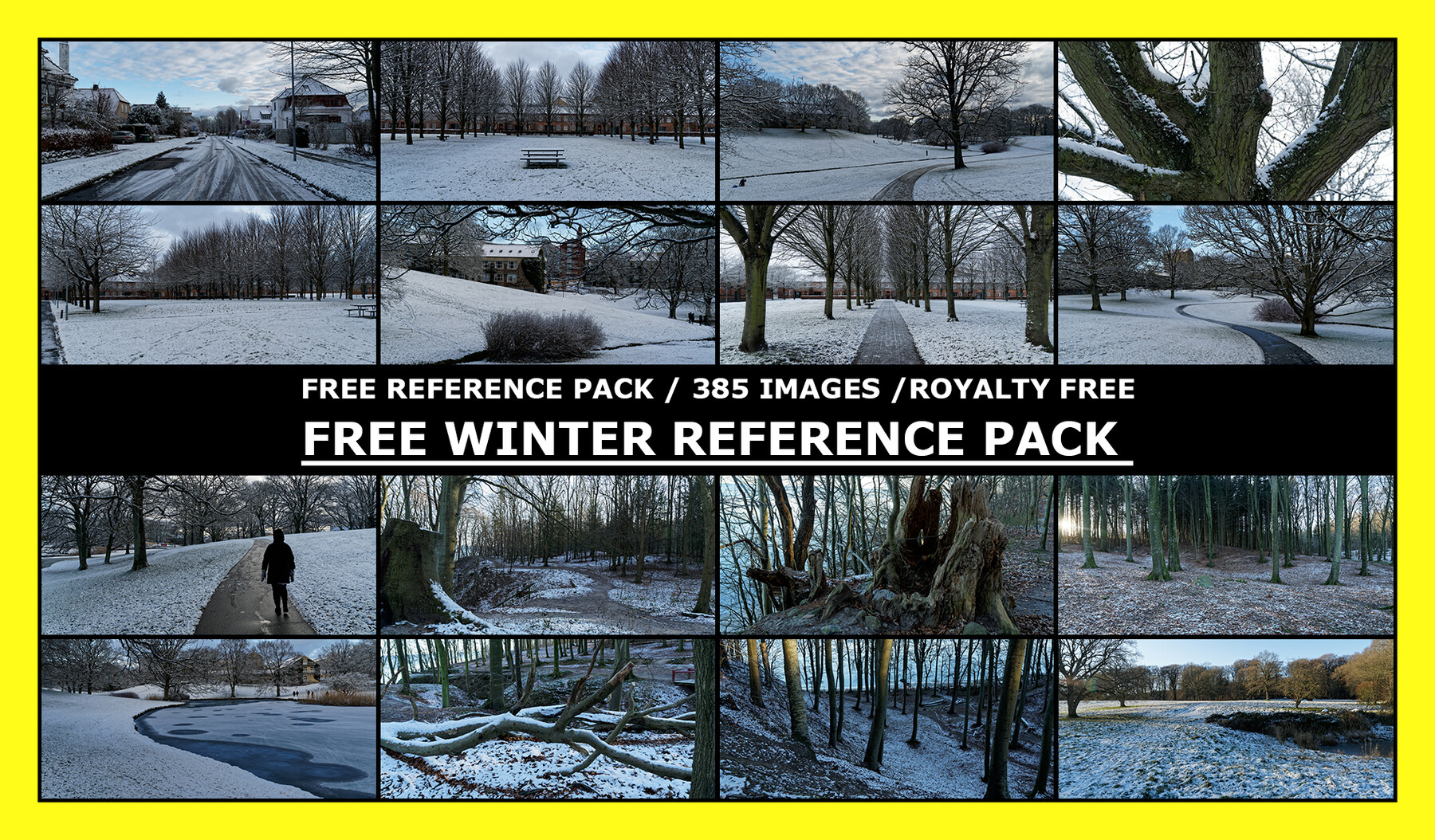 ArtStation - FREE / WINTER PACK / Photo Reference / 385 images | Resources