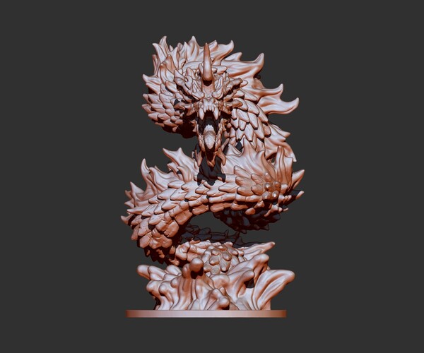 ArtStation - Dragon 3d print model | Resources