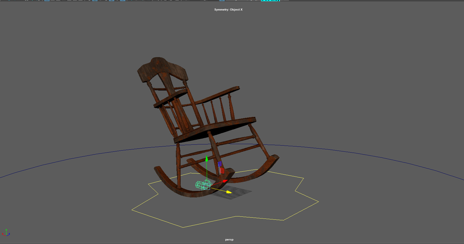 ArtStation - Rocking Chair Maya Rig | Resources