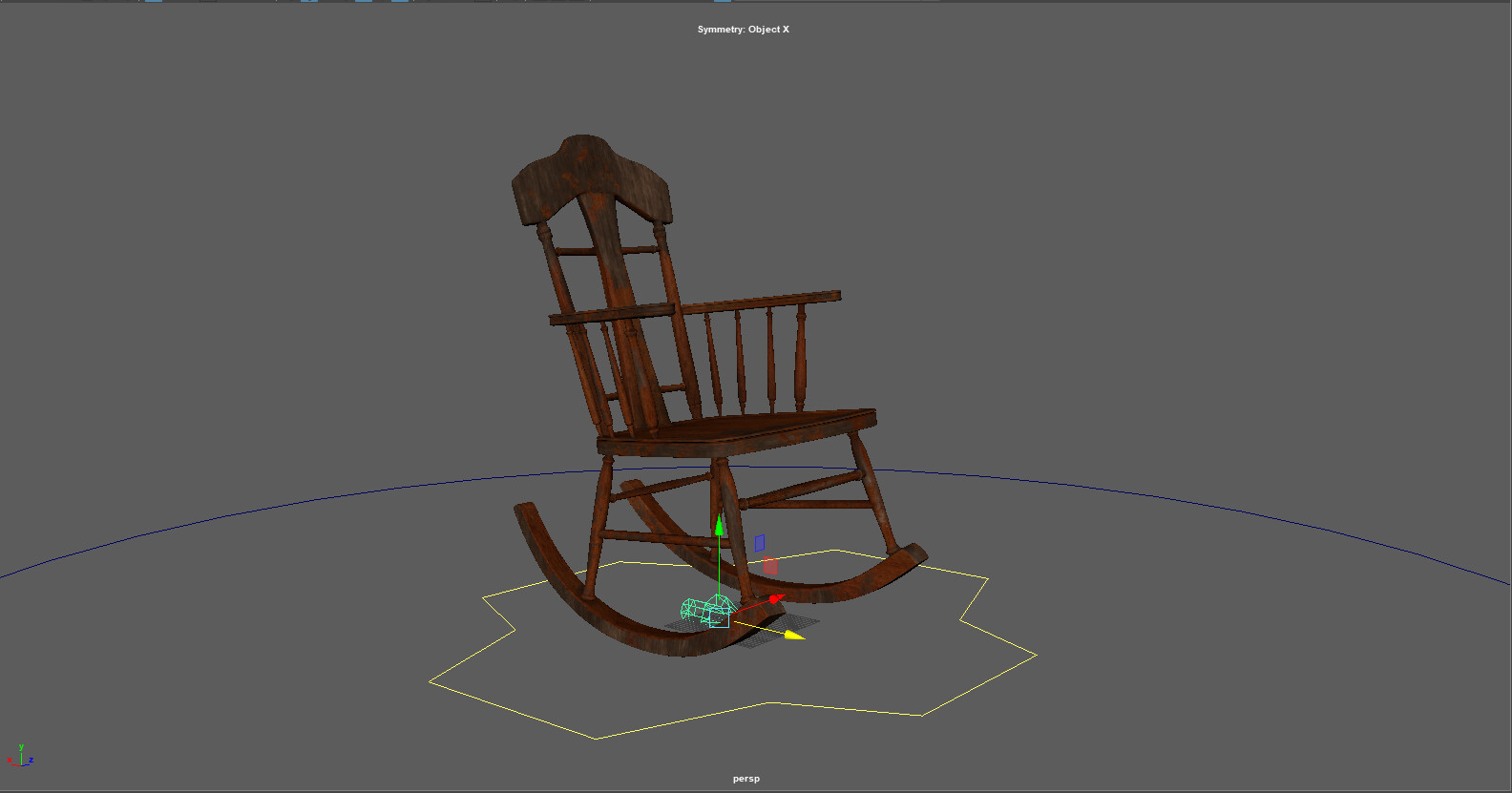 ArtStation - Rocking Chair Maya Rig | Resources