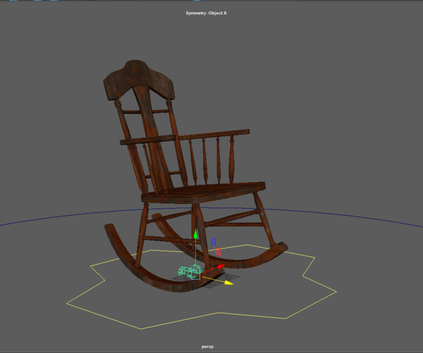 ArtStation - Rocking Chair Maya Rig | Resources