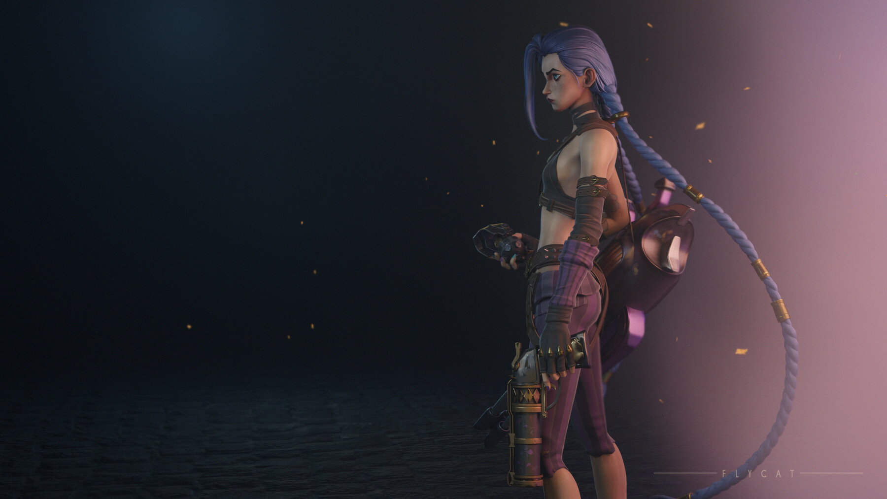 ArtStation - Jinx 3D model - Blender file - Blender 3.0 | Resources