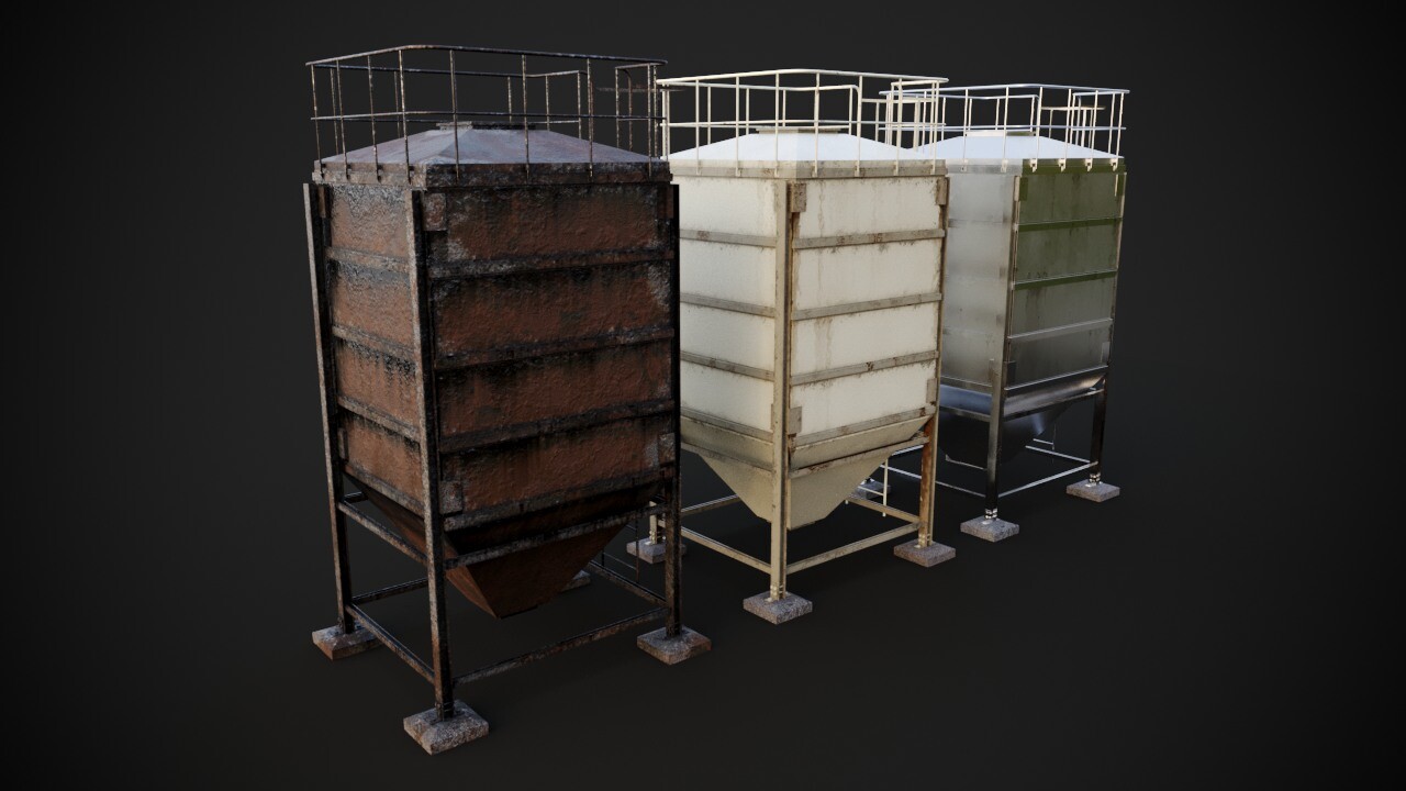 ArtStation - Industrial dry storage | Resources