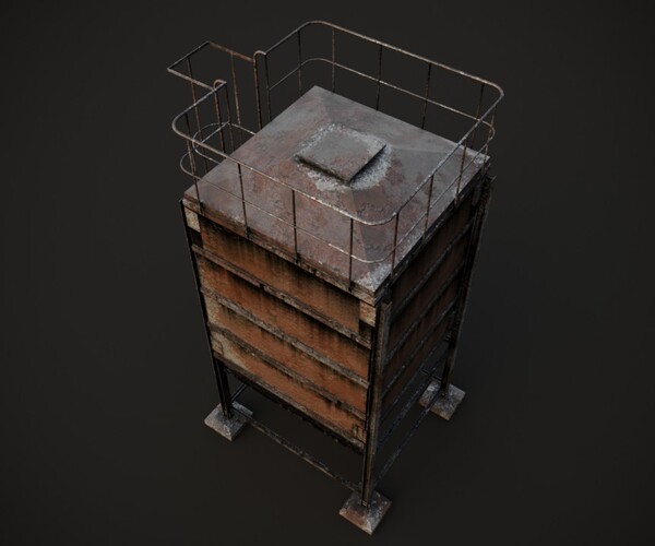 ArtStation - Industrial dry storage | Resources