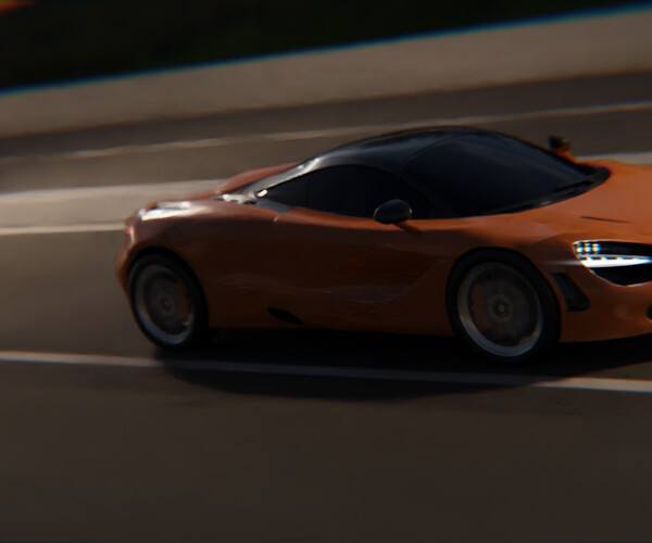 ArtStation - animated car driving on the road | Resources