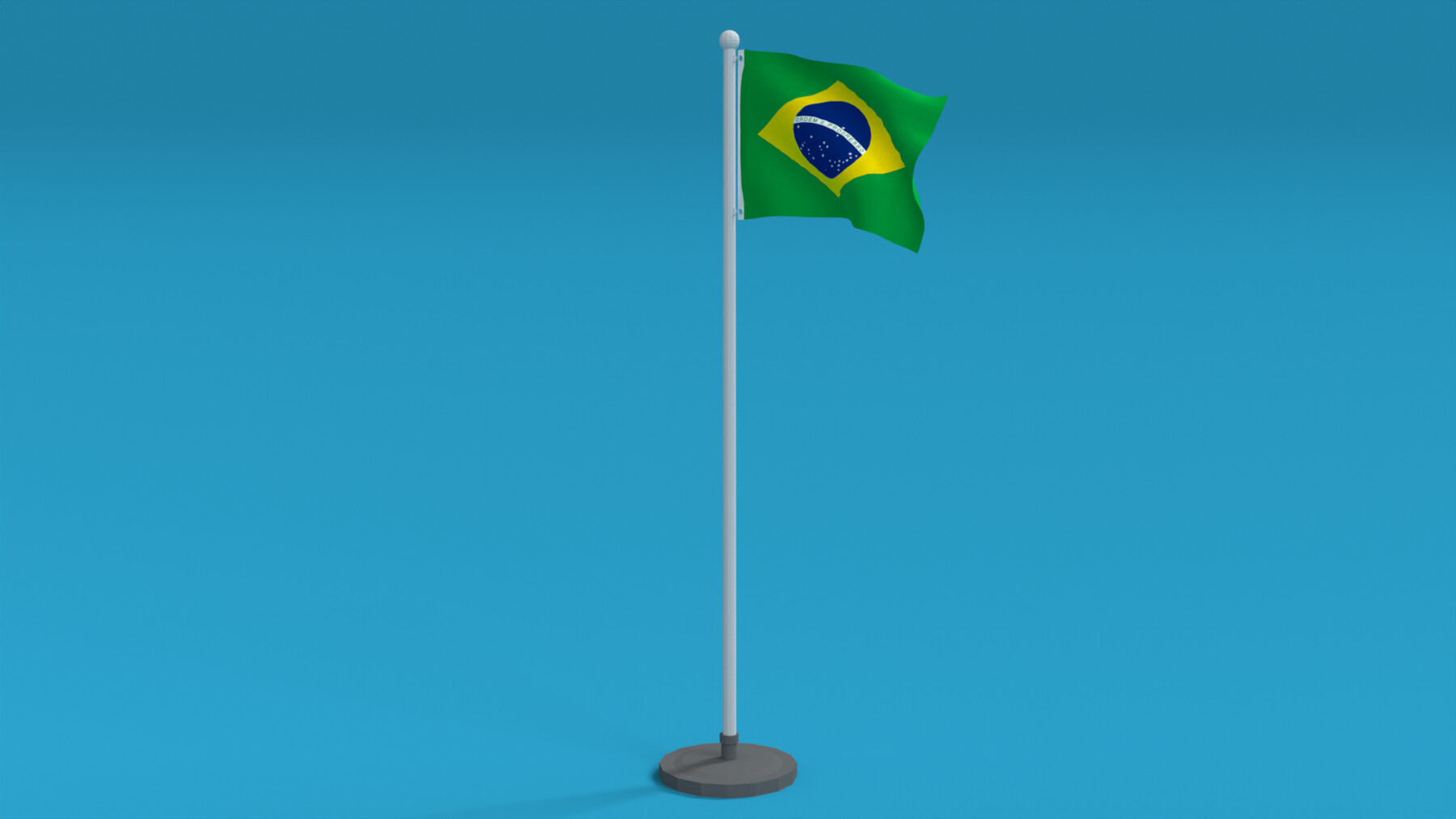 ArtStation - Low Poly Seamless Animated Brazil Flag | Game Assets
