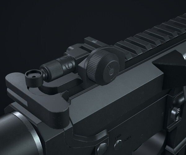 ArtStation - AR-10 Custom-02 M110 edition | Game Assets
