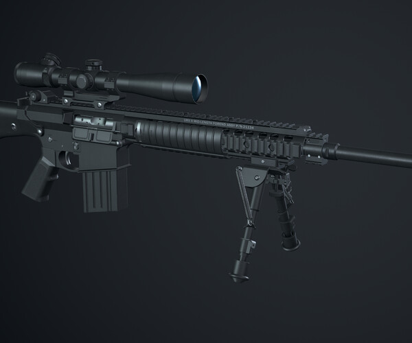 ArtStation - AR-10 Custom-02 M110 edition | Game Assets