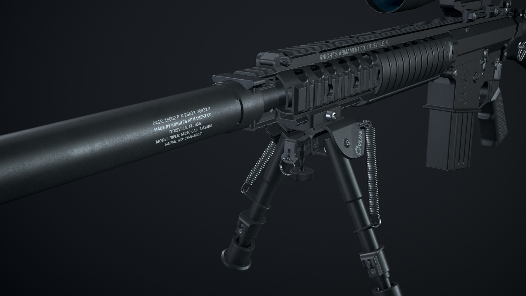 ArtStation - AR-10 Custom-02 M110 edition | Game Assets