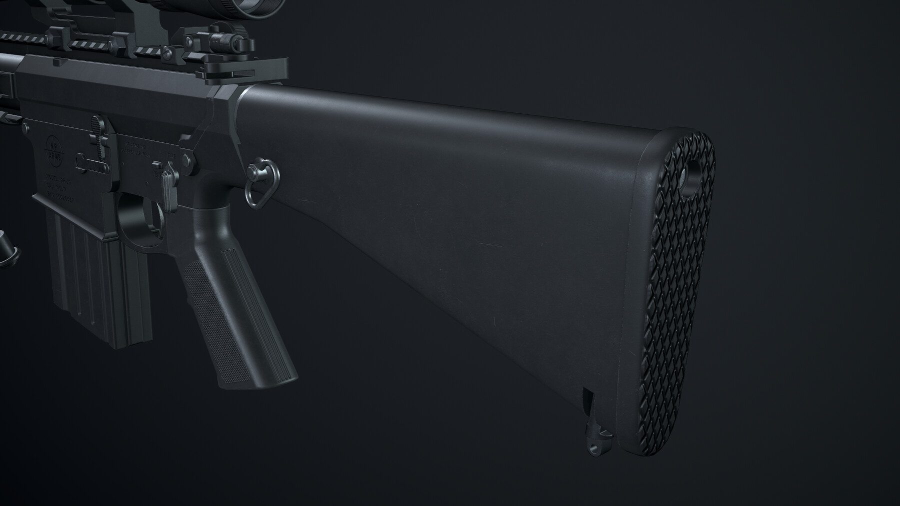 ArtStation - AR-10 Custom-02 M110 edition | Game Assets