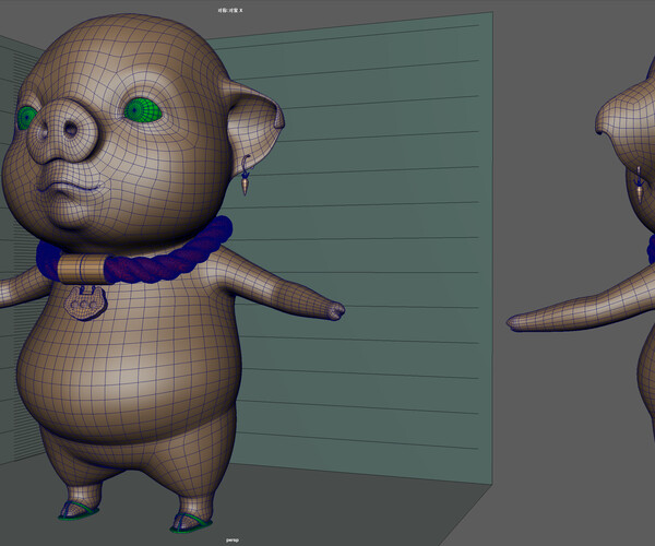 ArtStation - Disney style cartoon baby pigs man | Resources