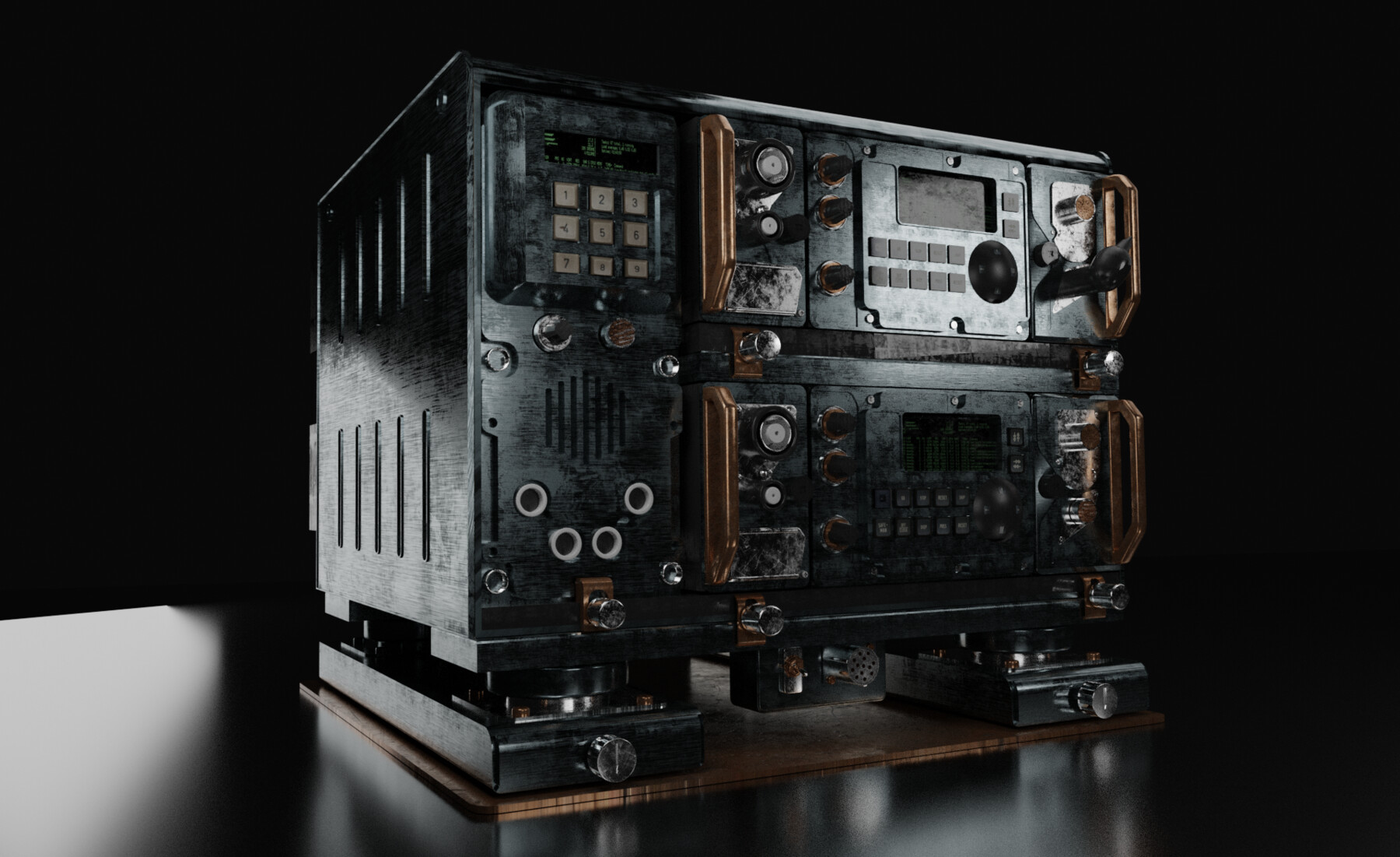ArtStation - Sci-Fi Analog Communication Device High Poly | Game Assets