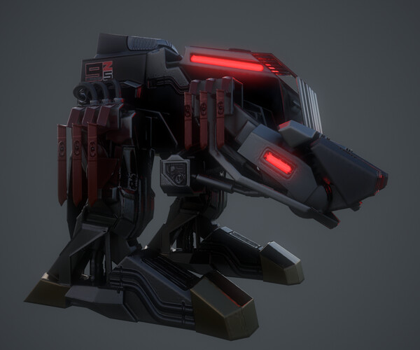 ArtStation - Sci-Fi Mecha Robot | Game Assets