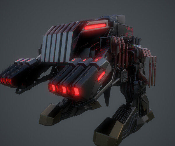ArtStation - Sci-Fi Mecha Robot | Game Assets