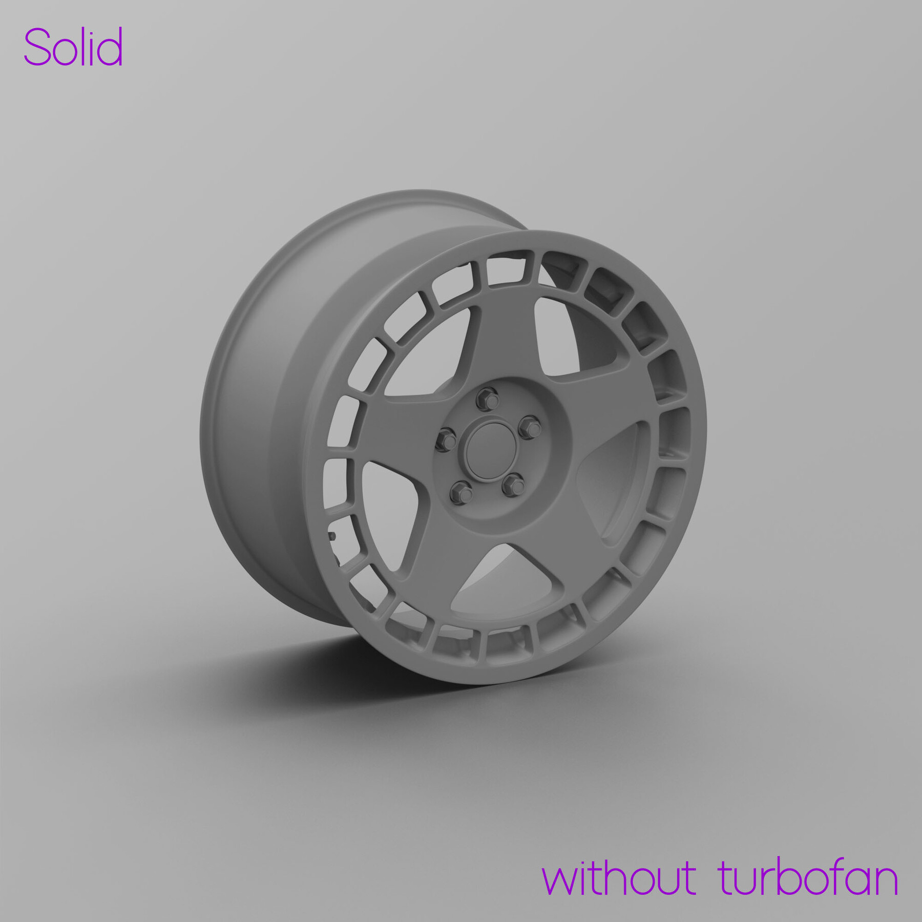 ArtStation - fifteen52 Turbomac Turbofan Rim/Wheel 3D Model | Resources