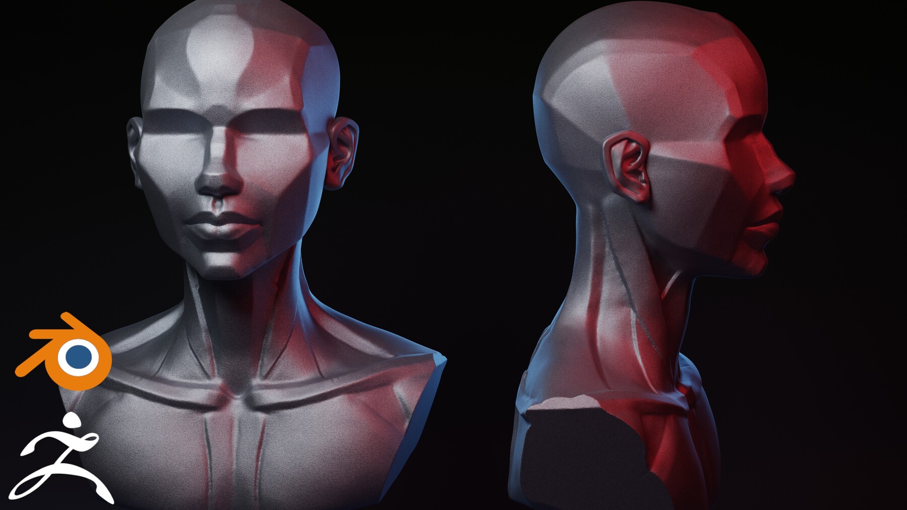 ArtStation - Base mesh - Head | Resources