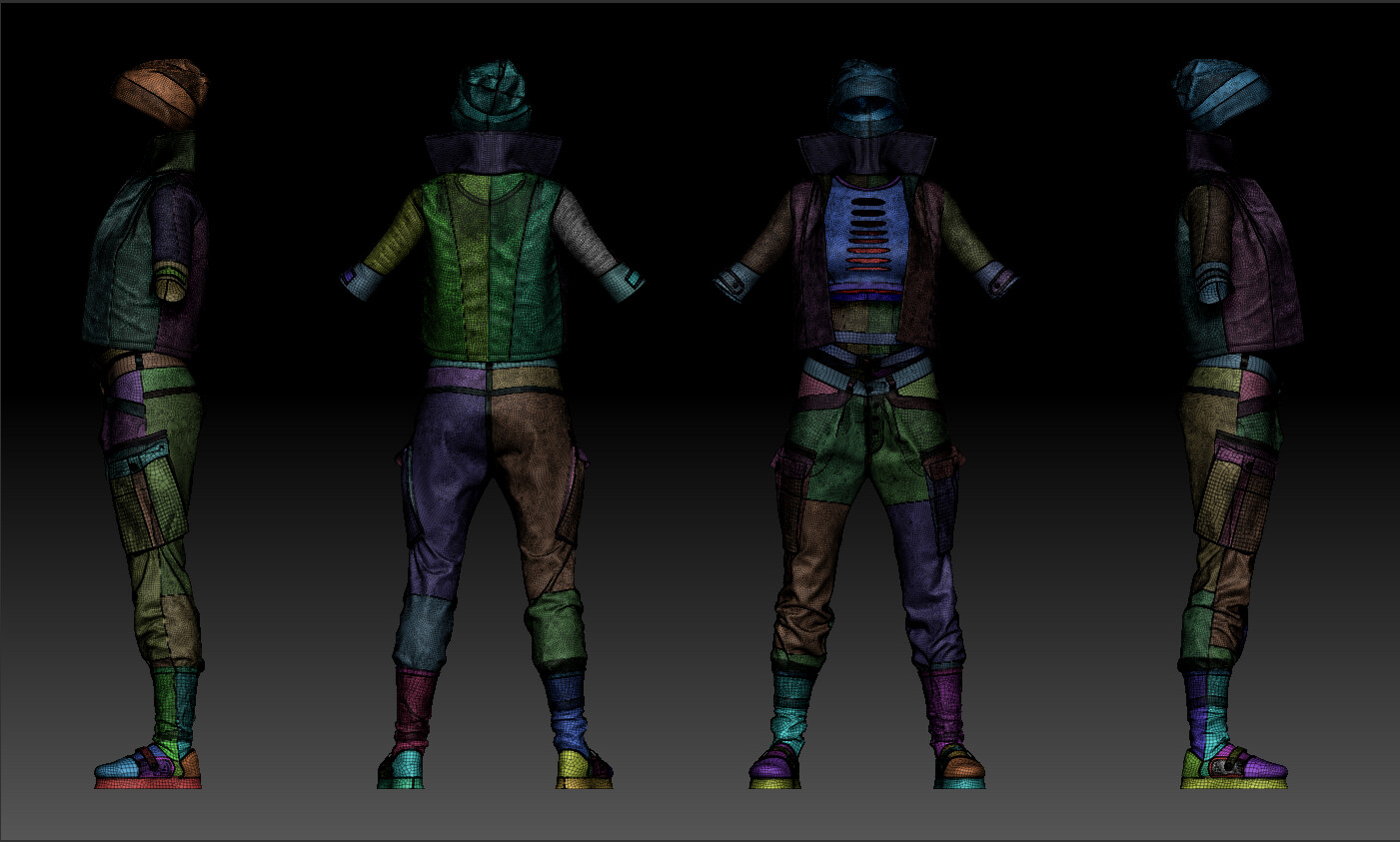 ArtStation - Womens Suit Urban Style | Game Assets