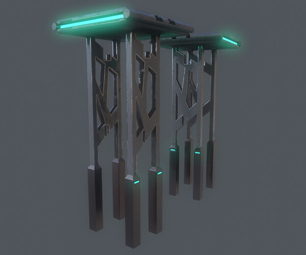 ArtStation - Sci-Fi Tower | Game Assets