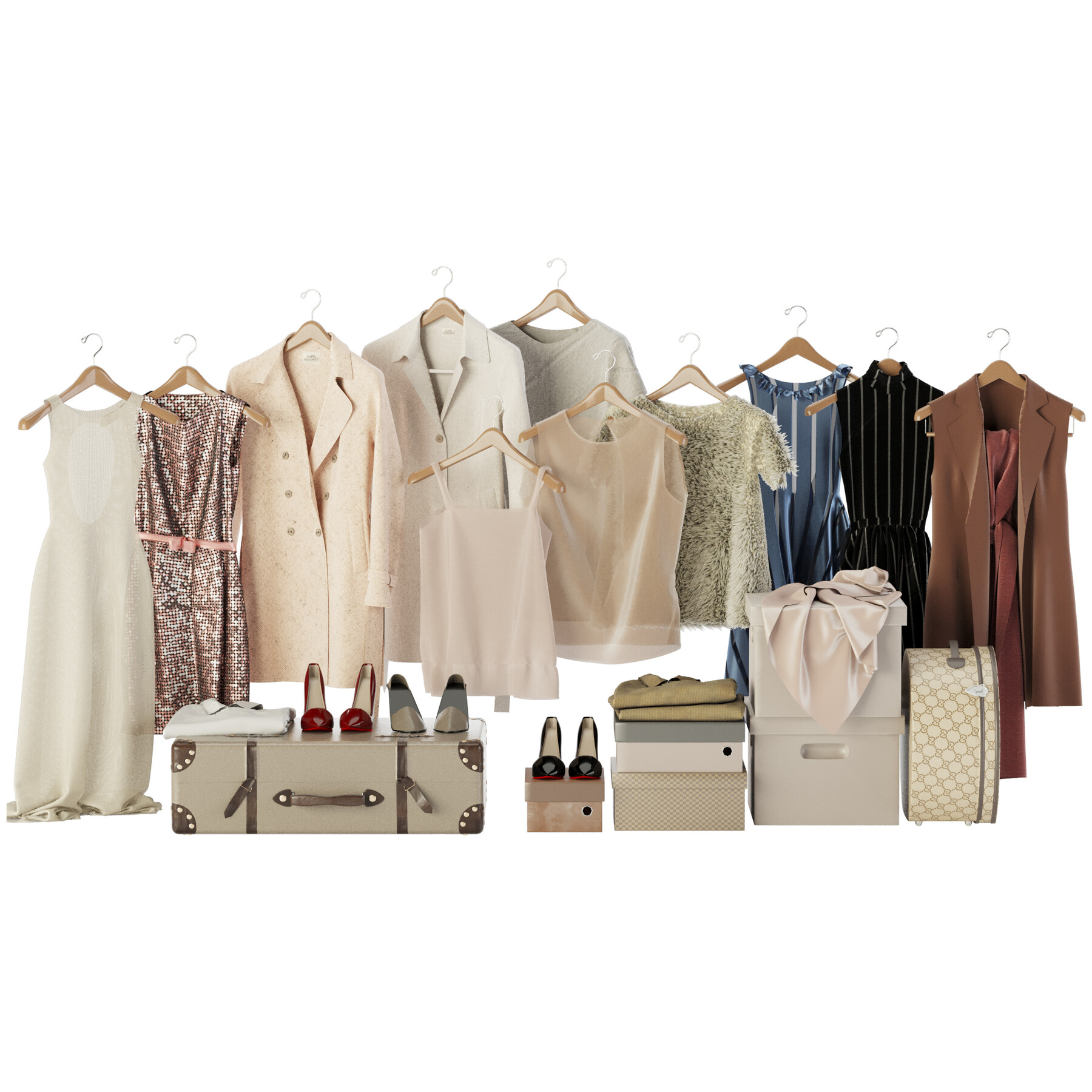 ArtStation - Wardrobe No 01 | Resources