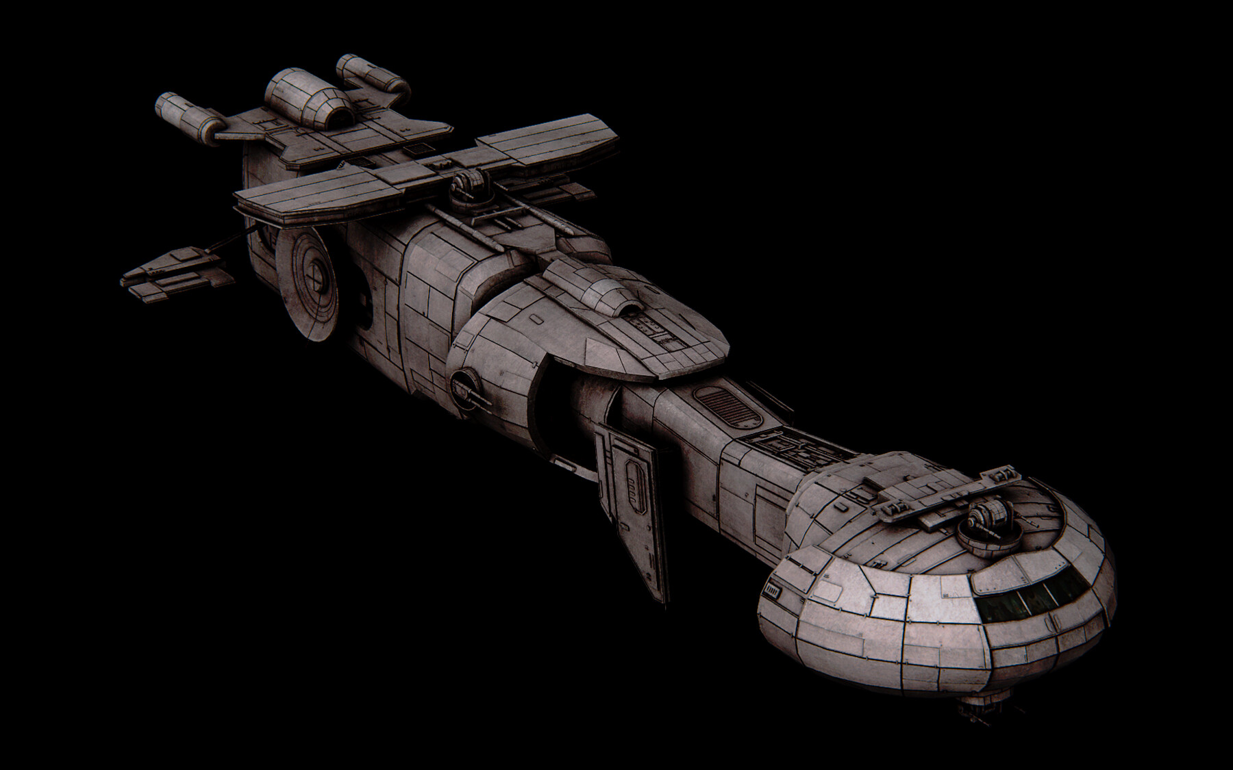 ArtStation - Braha'tok-class dornean gunship Star Wars | Resources