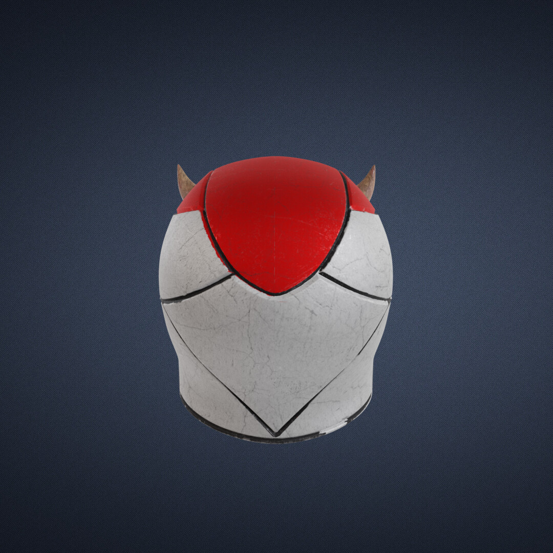 ArtStation - devil helmet sci fi Low-poly 3D model | Resources
