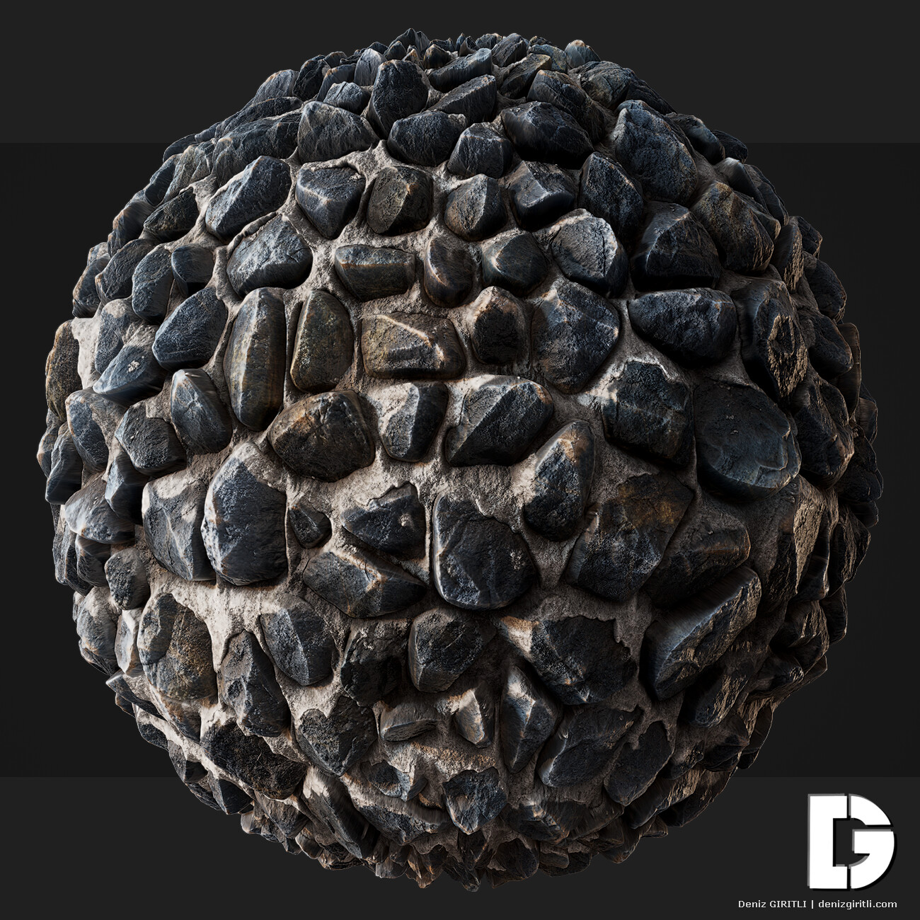 Deniz Giritli - Stone Wall Material - Substance Designer