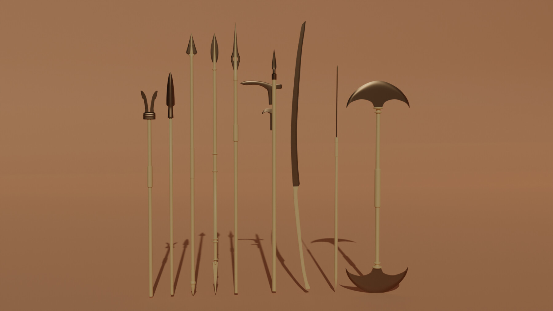 ArtStation - 3D Bronze Age Weapon Pack | Game Assets