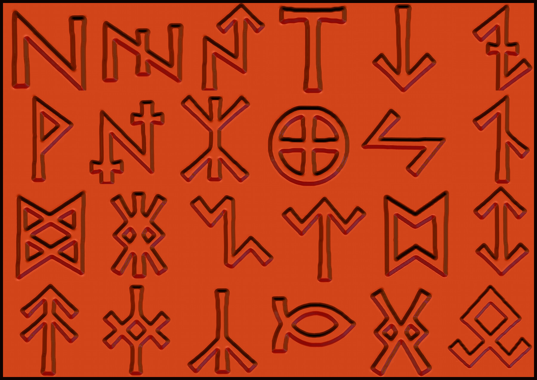 ArtStation - 72 Nordic Runes by pBRANE | Brushes
