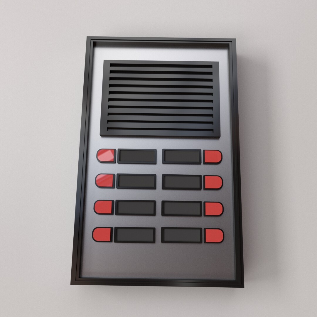 ArtStation - Apartment Buzzer | Game Assets