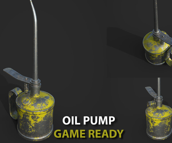ArtStation - oil pump | Game Assets