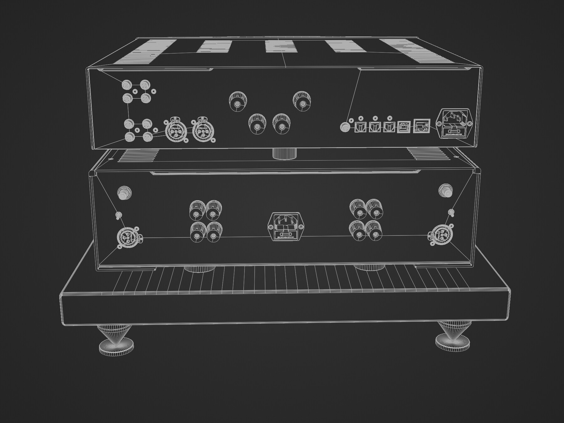 ArtStation - HEGEL H190 DAC and HEGEL H20 Power Amp with Stand | Resources