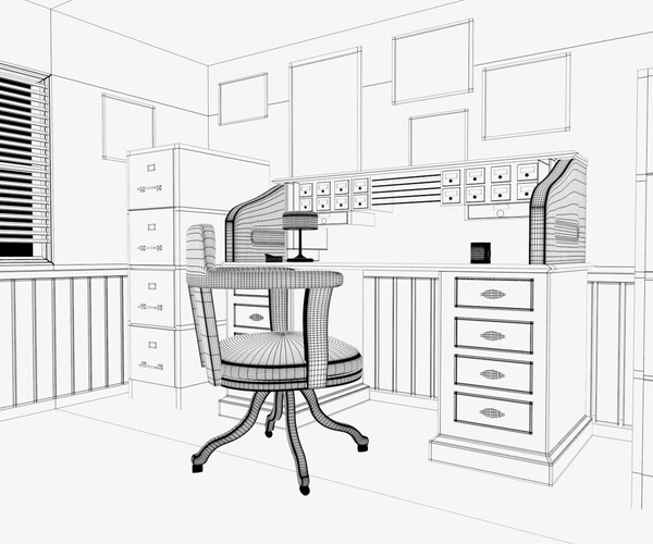 ArtStation - study room | Resources