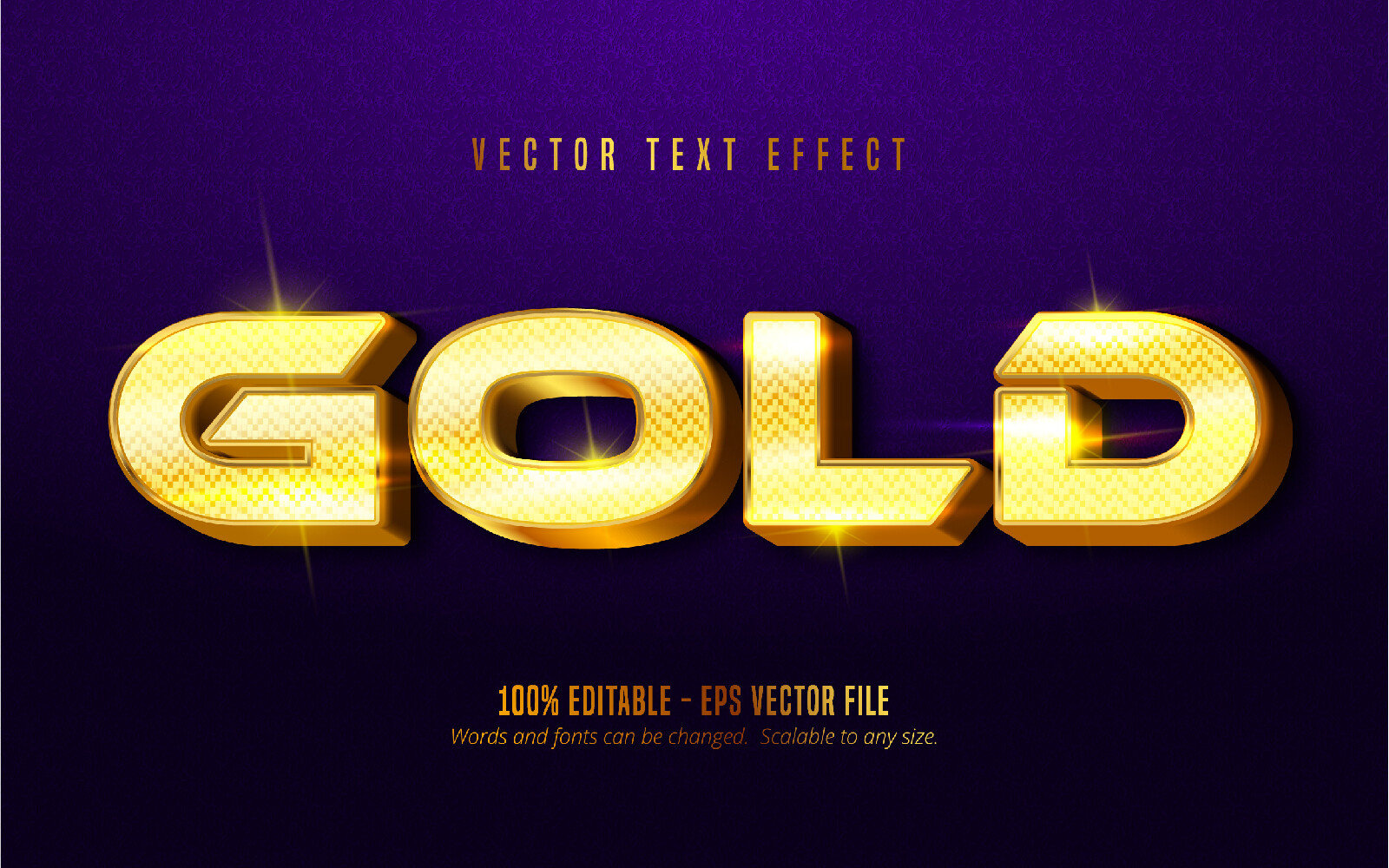 ArtStation - Gold text, shiny gold style editable text effect | Artworks