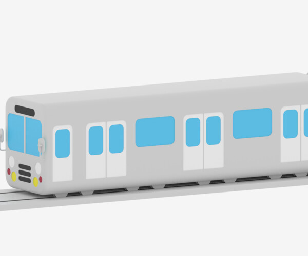 ArtStation - Cartoon Metro Subway Train | Resources