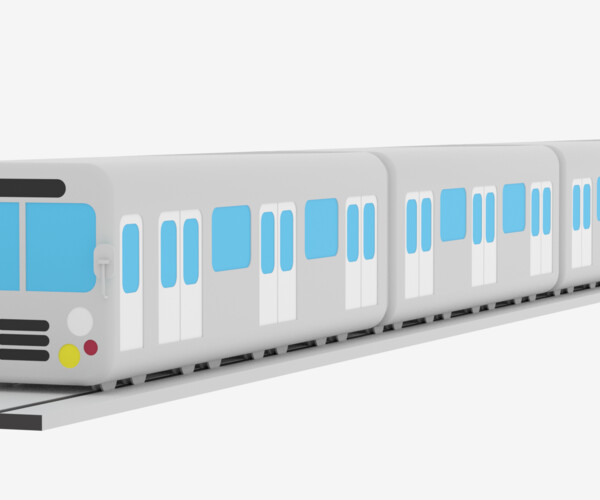 ArtStation - Cartoon Metro Subway Train | Resources