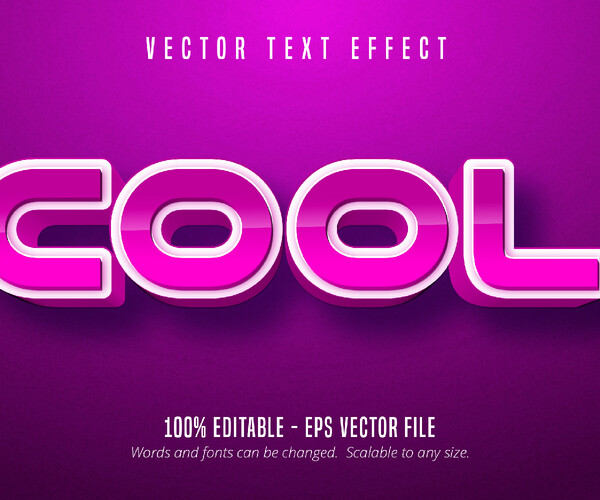 ArtStation - Cool text, game style editable text effect | Artworks