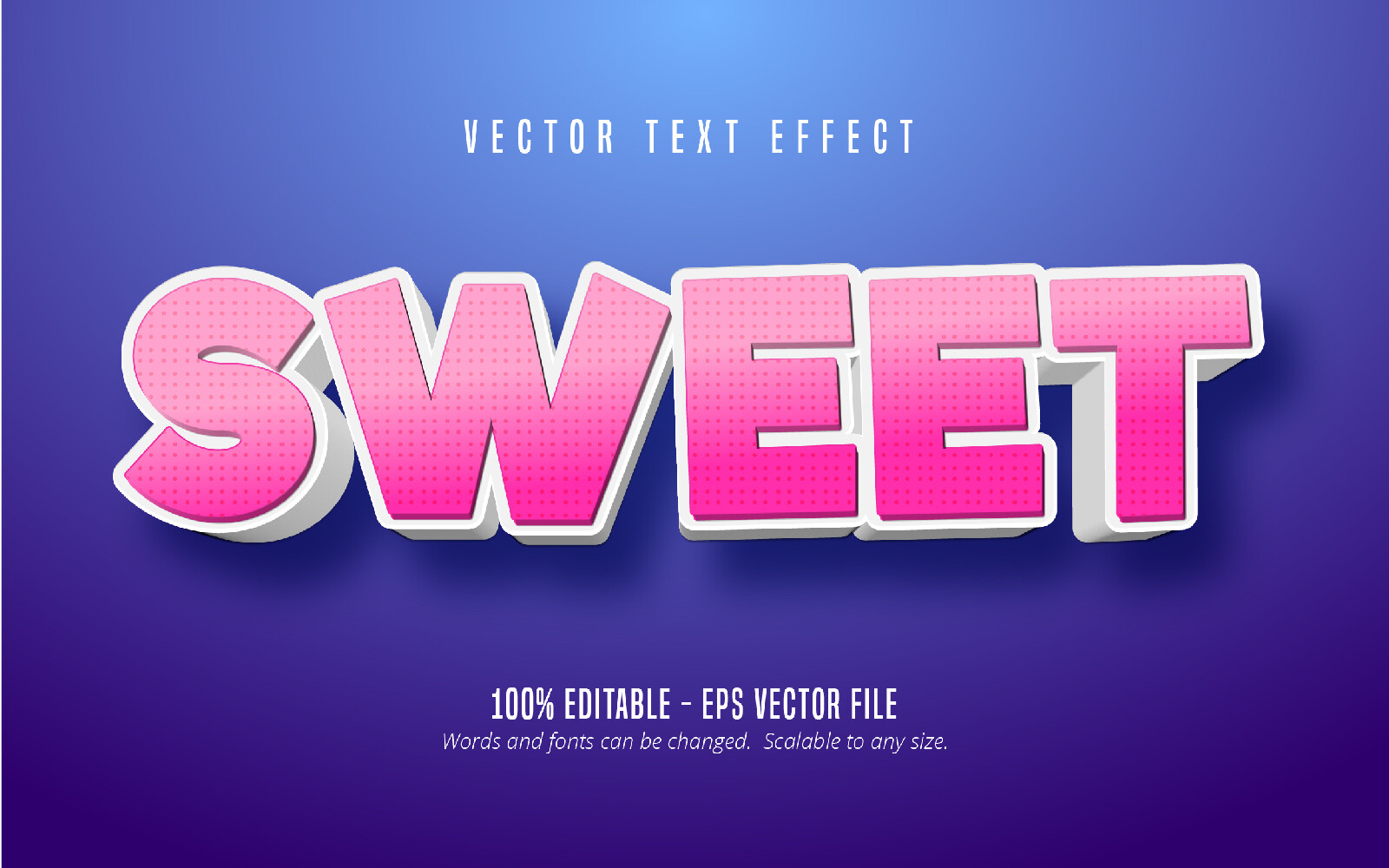 ArtStation - Sweet text, cartoon style editable text effect | Artworks