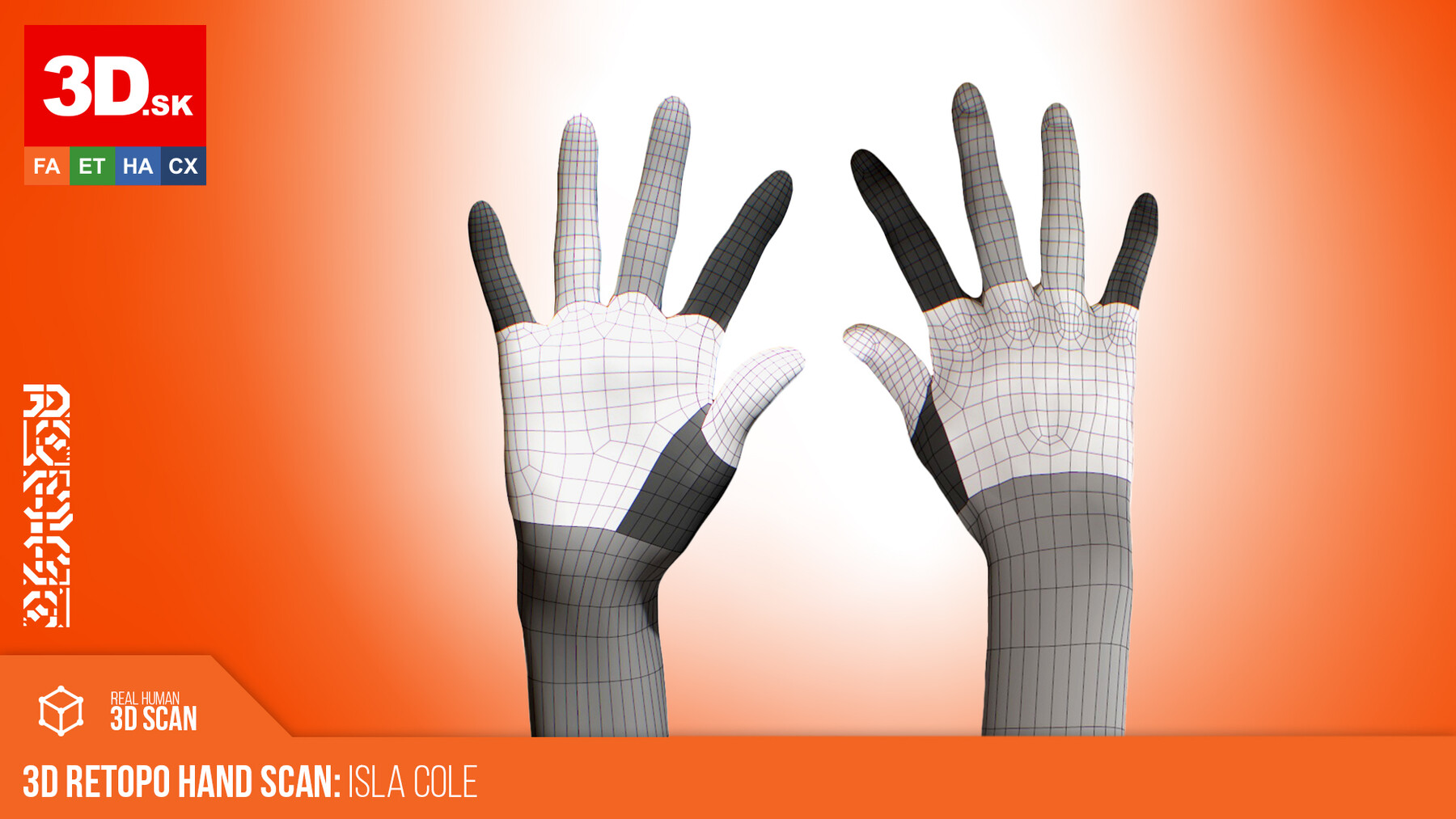 ArtStation - Retopologized 3D Hand Scan | Isla Cole | Resources