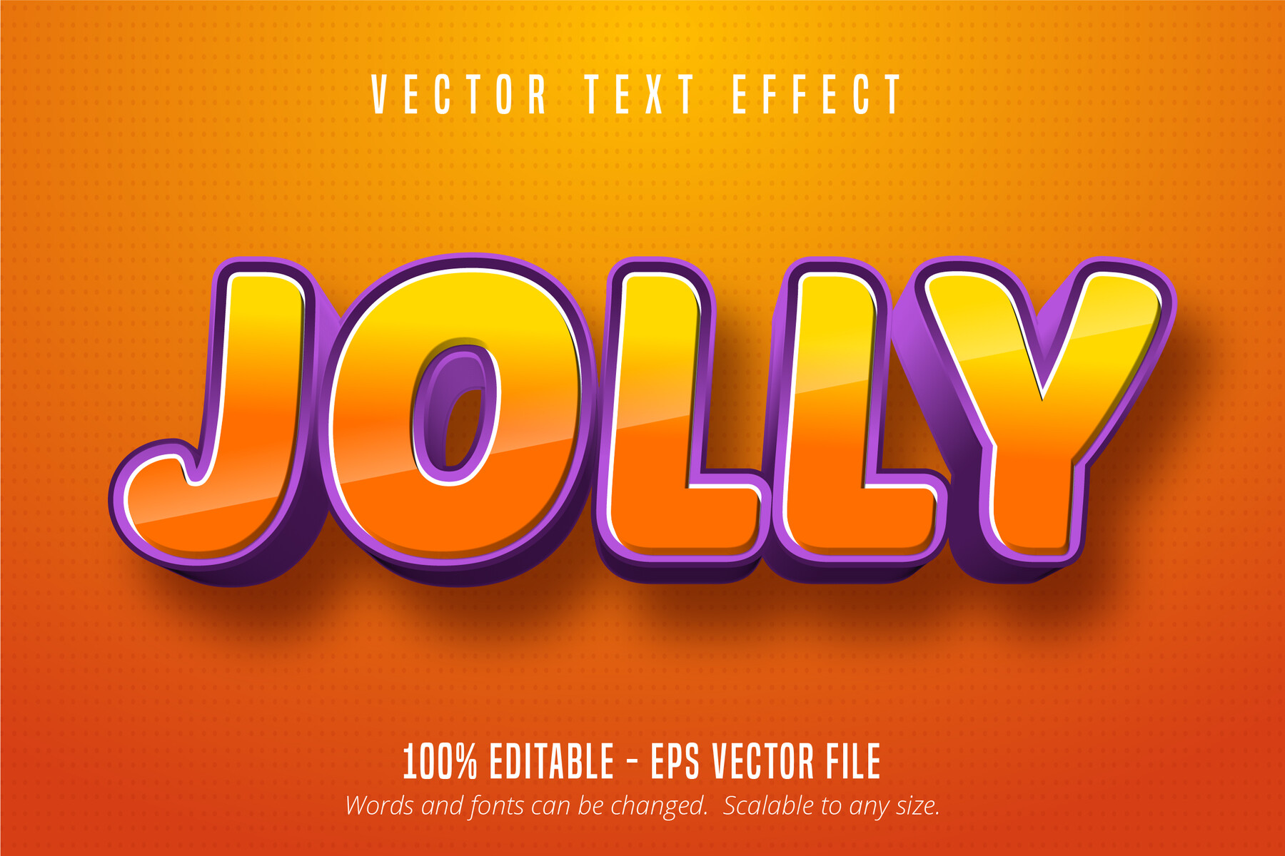 ArtStation - Jolly text, 3d editable text effect | Artworks