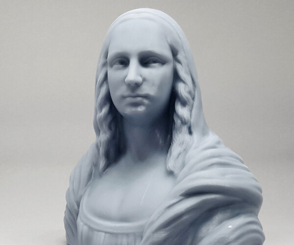 ArtStation - Mona Lisa 3D print model | Resources