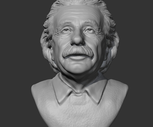 ArtStation - Einstein 3D print model | Resources